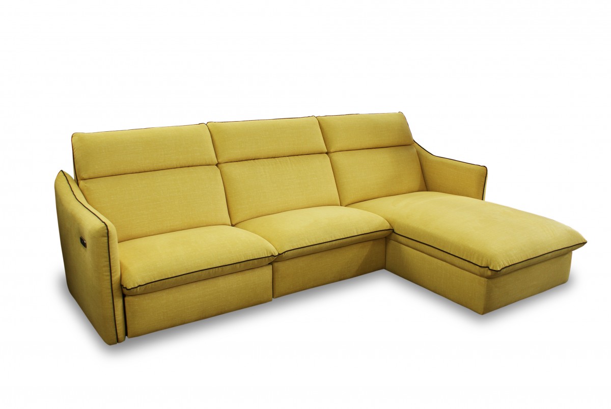 Ecksofa mit elektrischer Relax Funktion Modell "Comfort" Farbe und ...